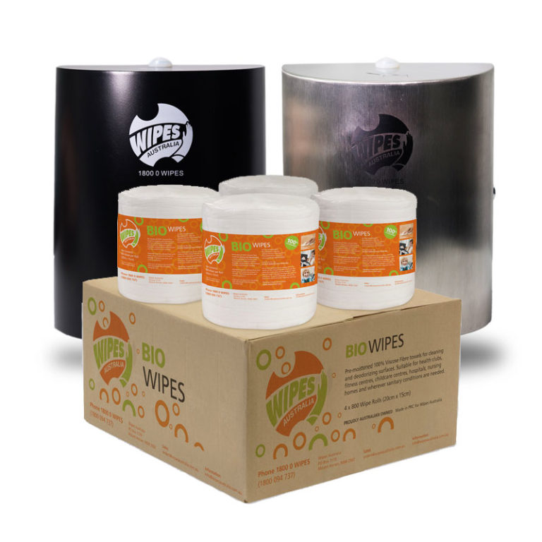 BioWipes Stainless Steel Bundles 1 - Matte Black - Wipes Australia